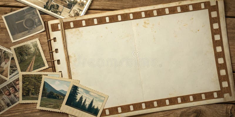 Vintage Documentary Collage Template Blank Design for Custom Text and ...