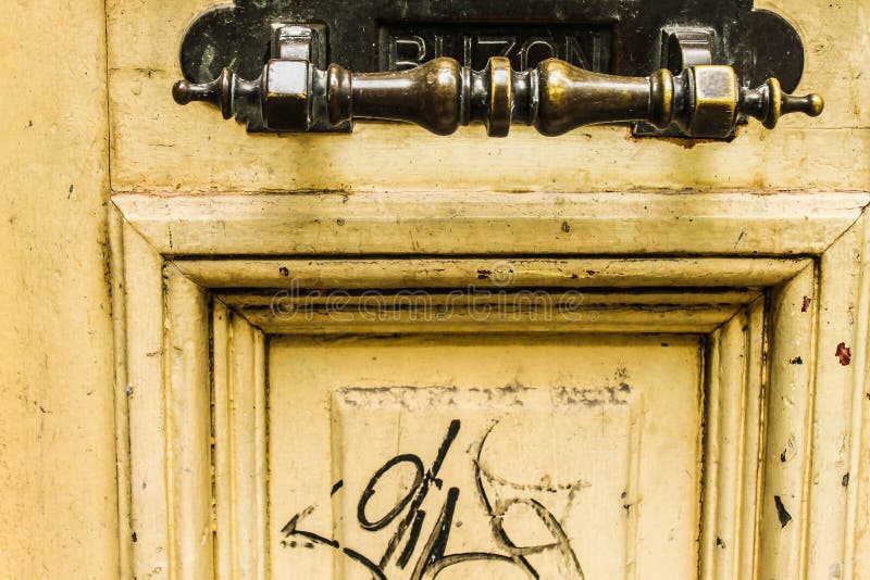 Vintage Door Retro Wooden Abstract Paint Stock Photo - Image of ...