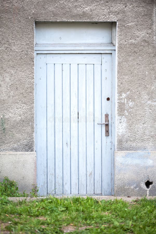 Vintage Door Back Entrance. Concept of Home. Stock Image - Image of ...