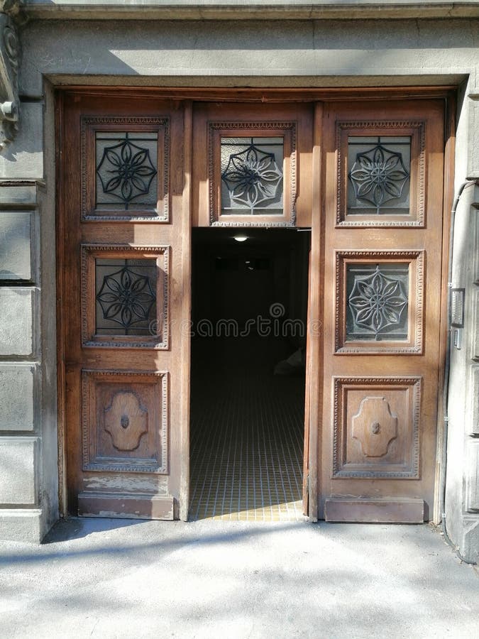 Vintage door stock photo. Image of wood, frame, retro - 173547778