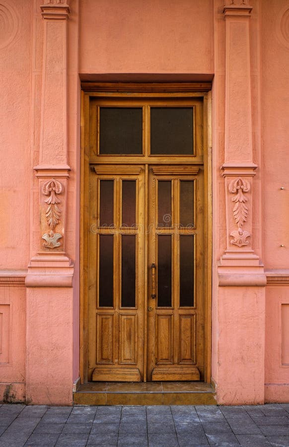 Vintage doors stock image. Image of paint, europe, architecture - 60053075