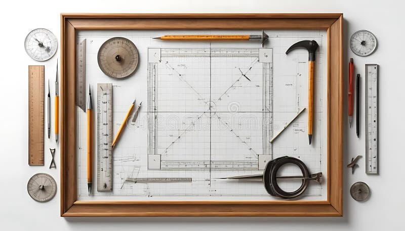Vintage Drafting Tools and Precise Drawings: a Collection of Antique ...