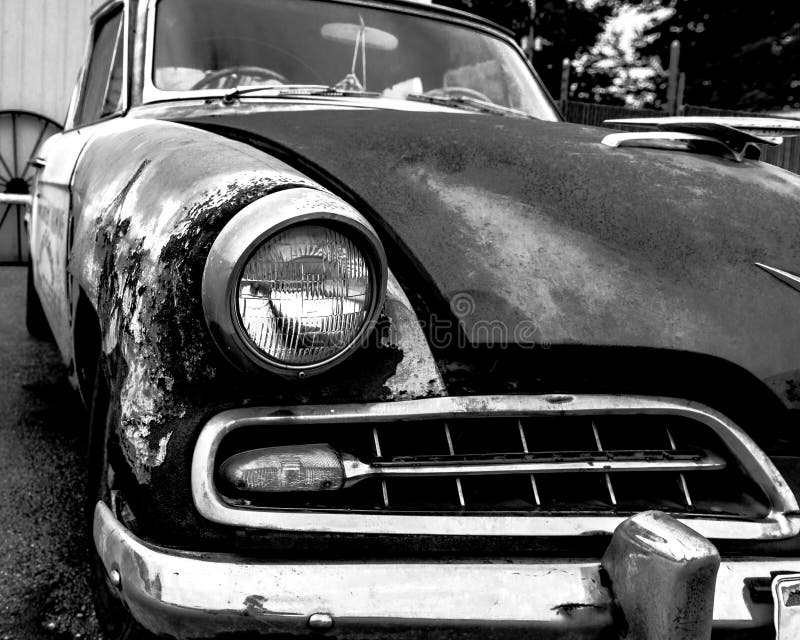 Vintage Drivers& X27; Education Car Stock Image - Image of fender ...