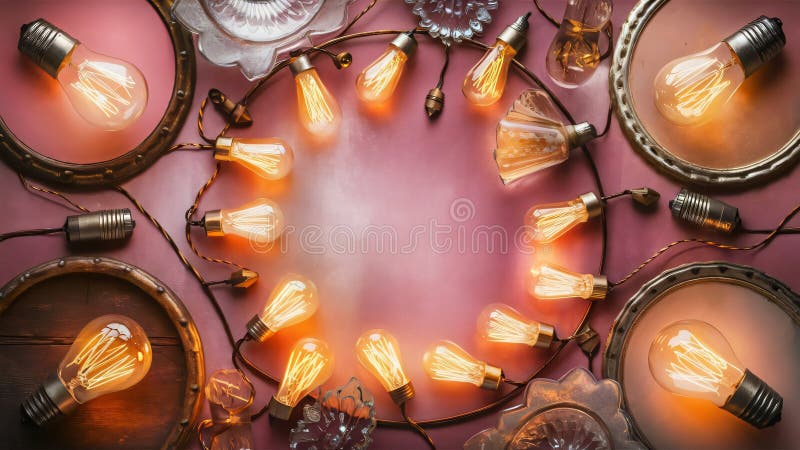 Vintage Edison Bulbs String Lights Festive Decor High Quality Image ...