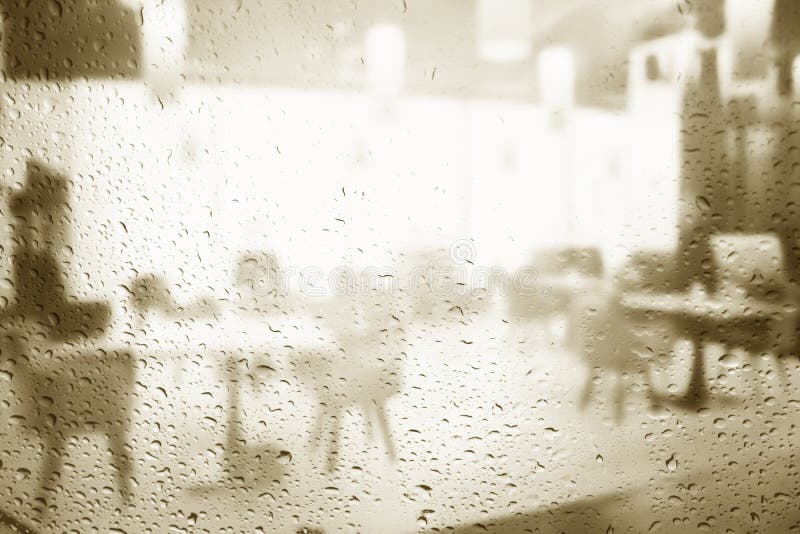 Rain on the window stock photo. Image of rain, background - 125714426