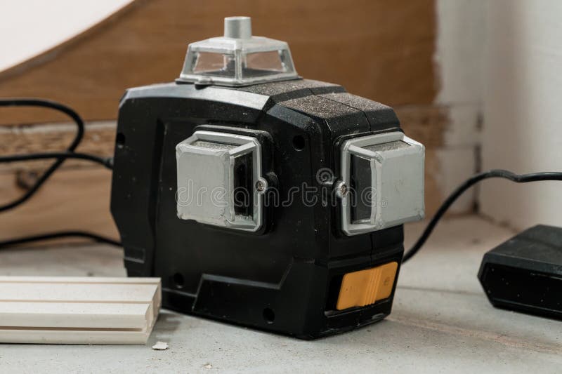 Vintage Electric Tool Model on a Workbench with Cables and Accessories ...