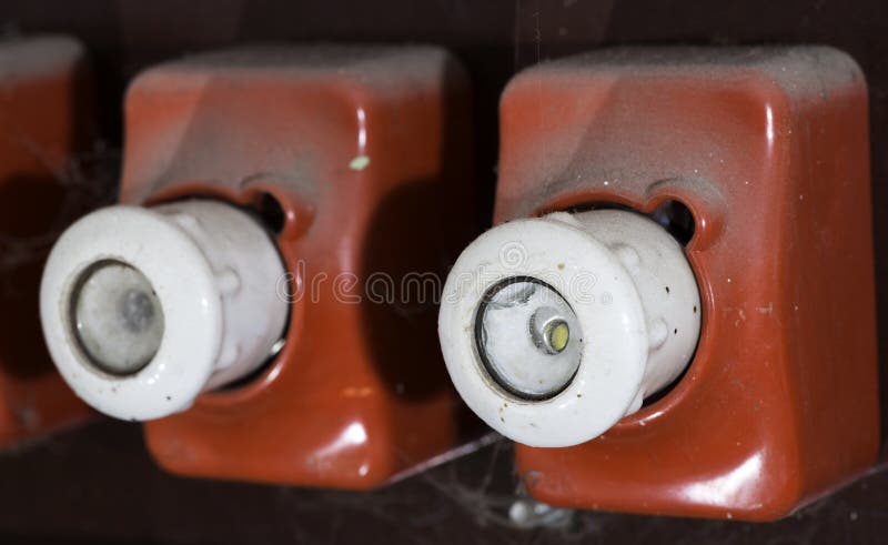 Vintage electrical fuse stock photo. Image of electricity - 40277880