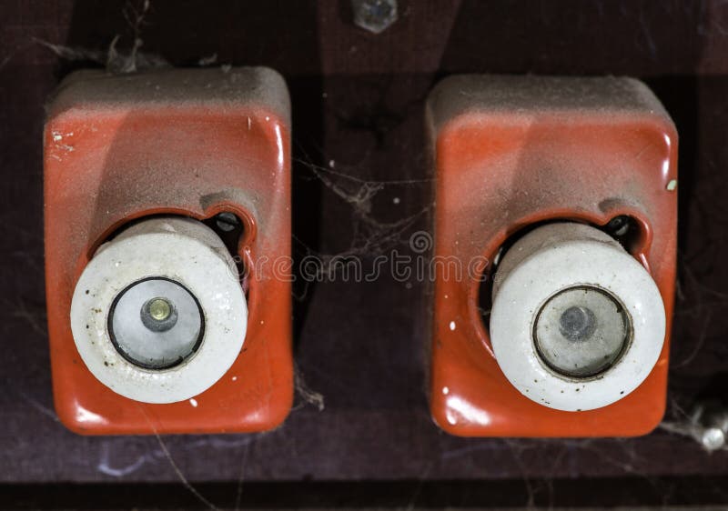 Vintage electrical fuse stock photo. Image of control - 40278130