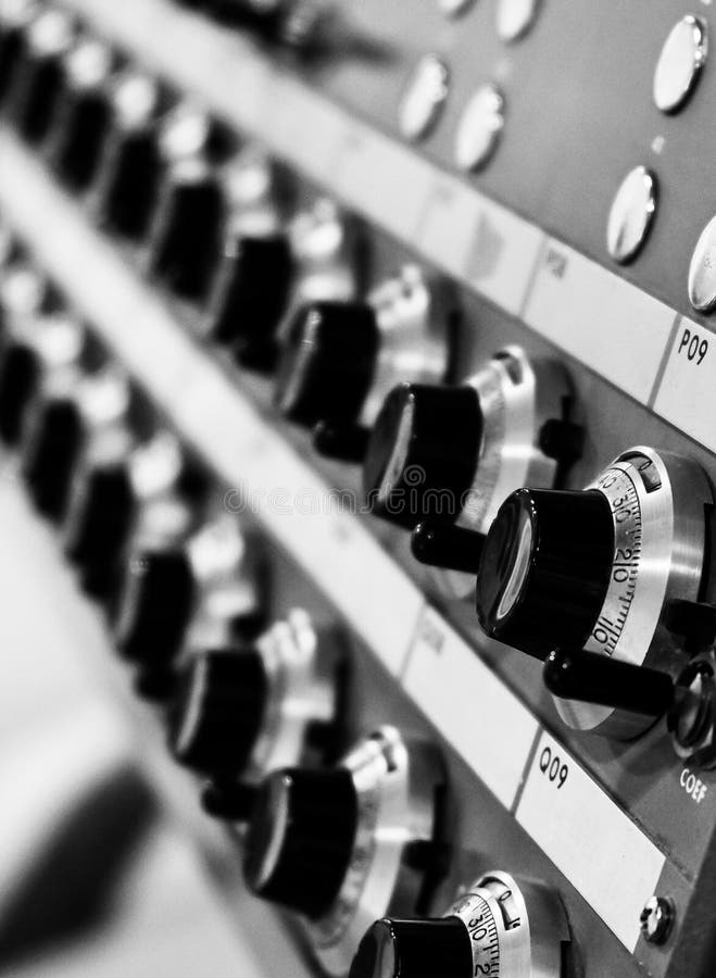 Buttons and dials stock photo. Image of switch, console - 206794432