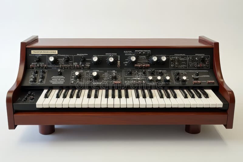 Vintage Electronic Wave Music Instrument Stock Illustration ...