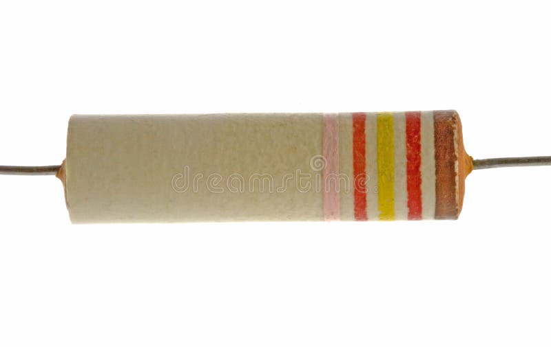 Vintage Electronics Resistor Stock Image - Image of electricity ...