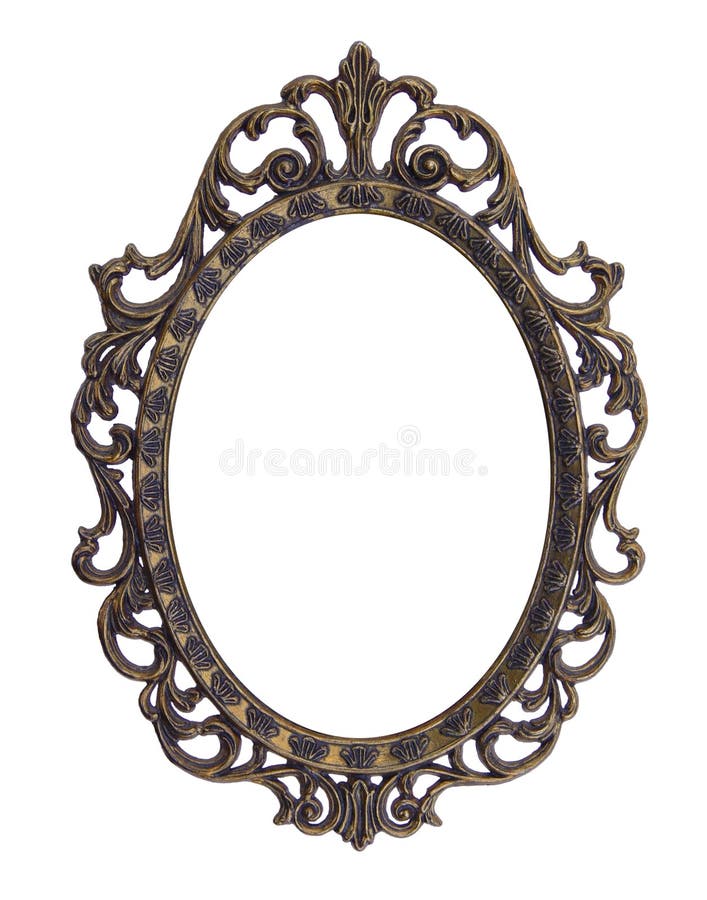 Vintage elliptical frame stock image. Image of ornament - 2661431