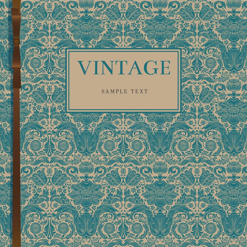 Vintage emerald card stock vector. Illustration of design - 38734167