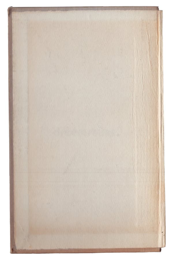 Vintage Empty Background of Old Book Paper Texture Isolated Stock Photo ...