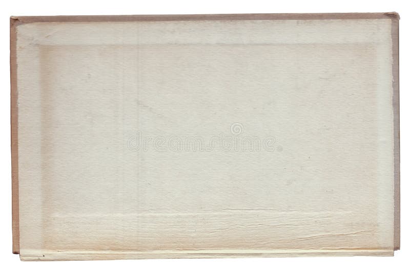 Vintage Empty Background of Old Book Paper Texture Isolated Stock Image ...