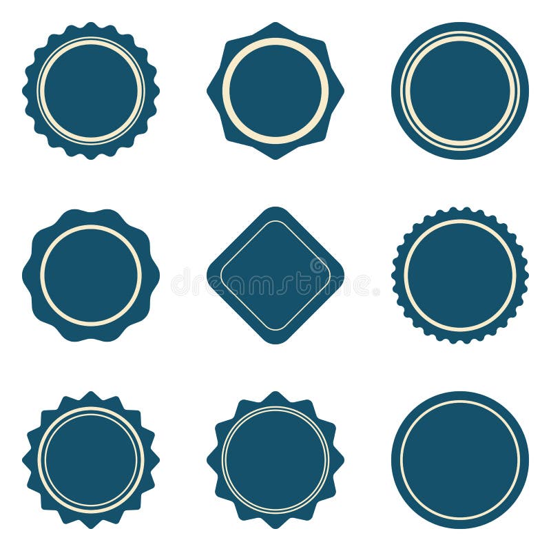 Empty Badges Stock Illustrations – 7,462 Empty Badges Stock ...