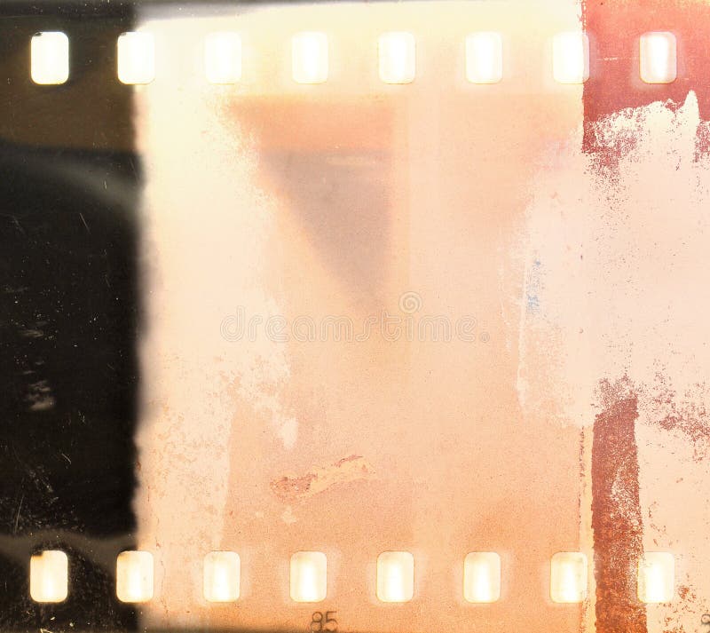 Orange Film Countdown - at 1 Stock Vector - Illustration of border ...