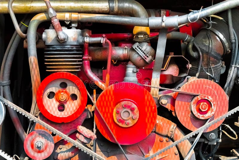 Vintage Engine Car To Creative for Design and Decoration Isolate Stock ...