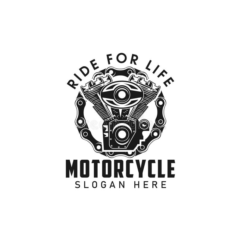Motorcycle Shop Logo Template Stock Illustrations – 834 Motorcycle Shop ...