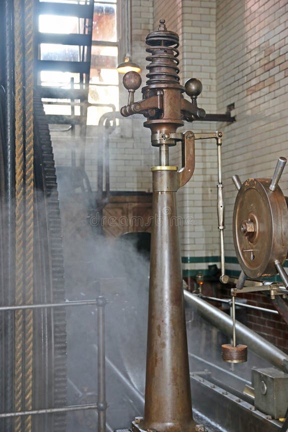 Vintage engine in a mill editorial photo. Image of steam - 287612461