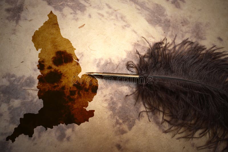 Vintage England map stock photo. Image of british, history - 96832130