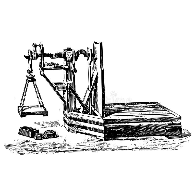 Weighing Scale Drawing Stock Illustrations – 482 Weighing Scale Drawing ...