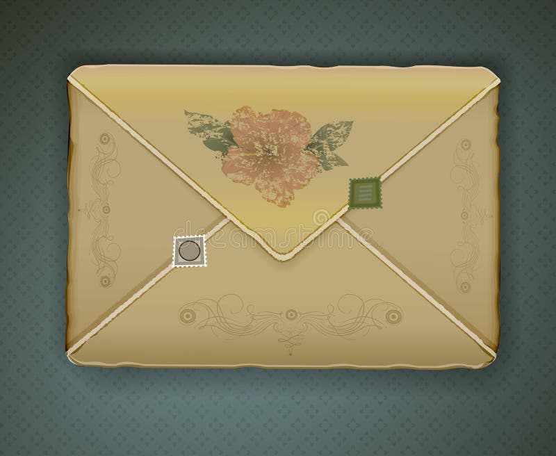 Old Torn Envelope Stock Illustrations – 285 Old Torn Envelope Stock ...