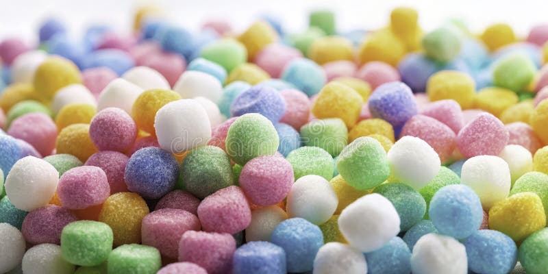 Vintage Expanded Polystyrene Beads CloseUp a Detailed Look at Retro ...