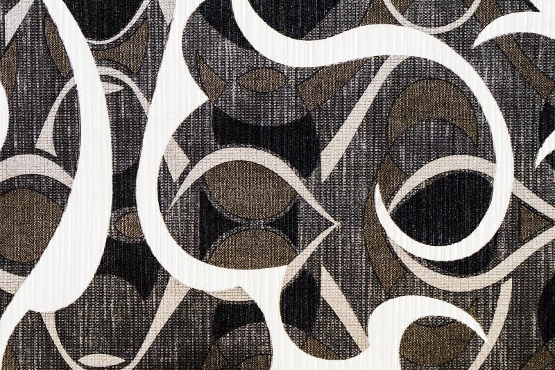 Vintage Fabric Carpet Surface Texture with Patterns Stock Illustration ...