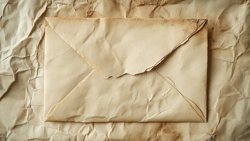 Vintage Faded Envelope Paper Faded Envelope Paper with a Classic, Aged ...