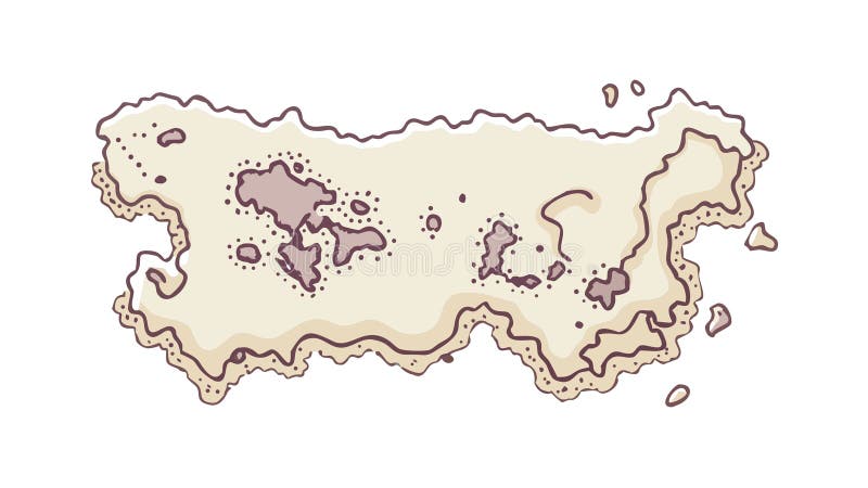 Vintage Fantasy Map, Old-world Lore, Vector Design Generative AI Stock ...