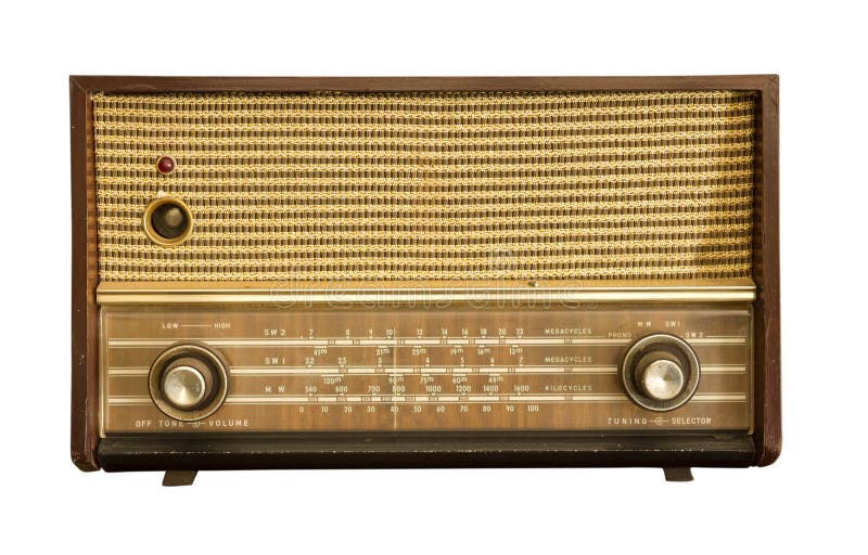 Vintage fashioned radio stock photo. Image of nostalgia - 62072316