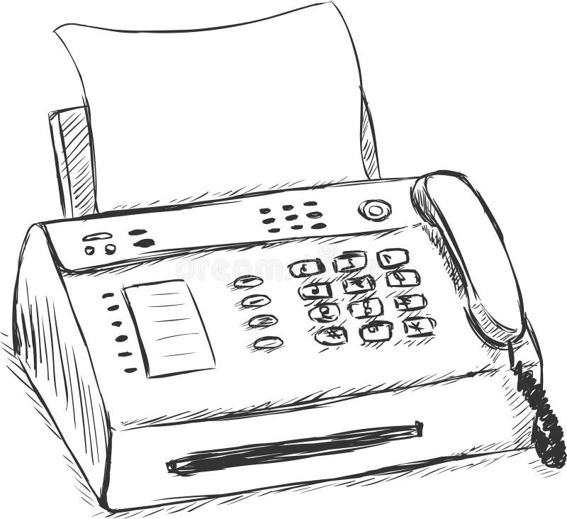 School Fax Machine Stock Illustrations – 118 School Fax Machine Stock ...