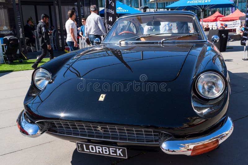 Ferrari preto no branco foto de stock editorial. Imagem de exotic ...