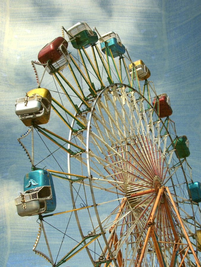 Old ferris wheel stock image. Image of ferris, recreation - 9023797
