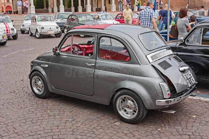 Vintage Fiat 500 Abarth editorial stock photo. Image of race - 28862288