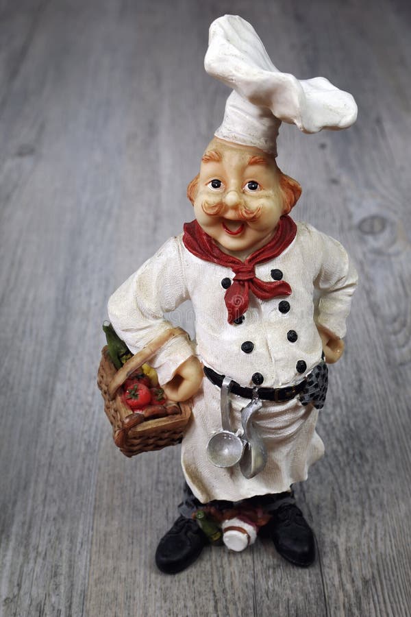 Vintage Figurine: French Chef Stock Image - Image of enchanting ...