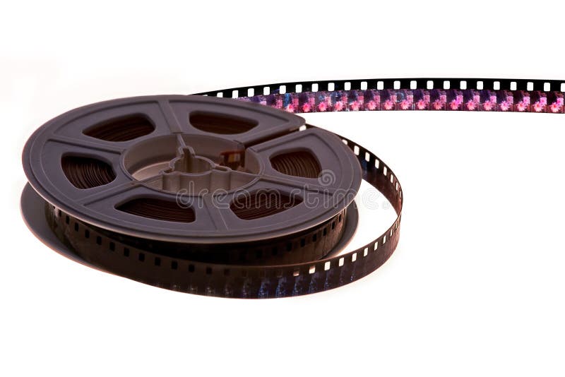 Movie film Reel & Can stock photo. Image of film, shoot - 3561404
