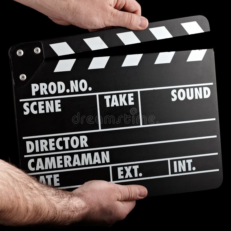 Vintage film slate stock photo. Image of prop, cinema - 17433568