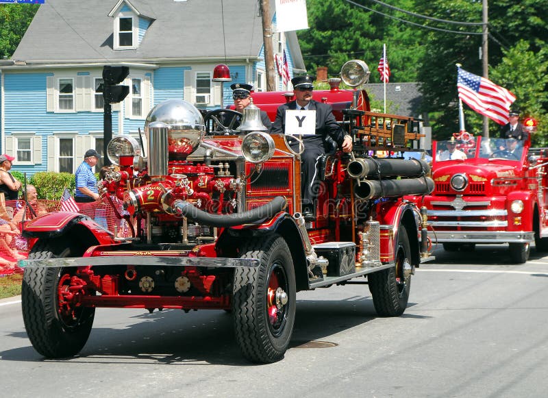 Vintage Fire Engine editorial photo. Image of rhode, wheels - 20866506