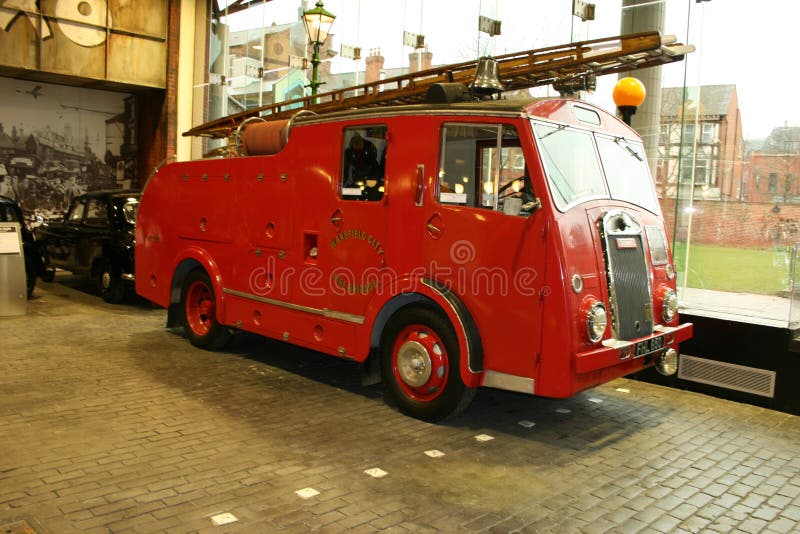 Vintage Fire Engine, Fire Appliance Editorial Stock Image - Image of ...