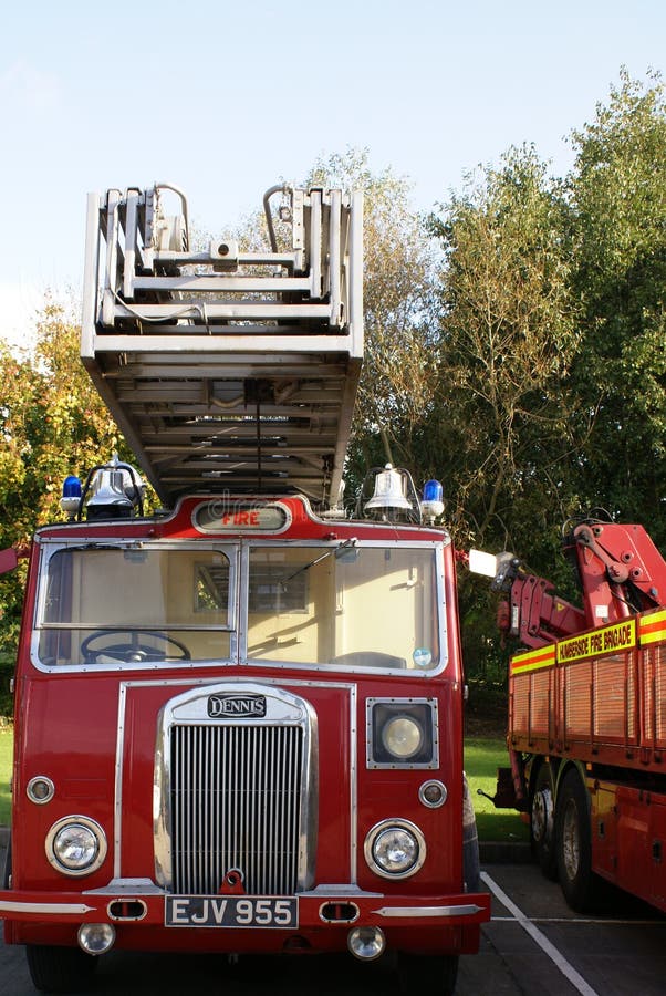Vintage Fire Engine, Fire Appliance Editorial Stock Image - Image of ...