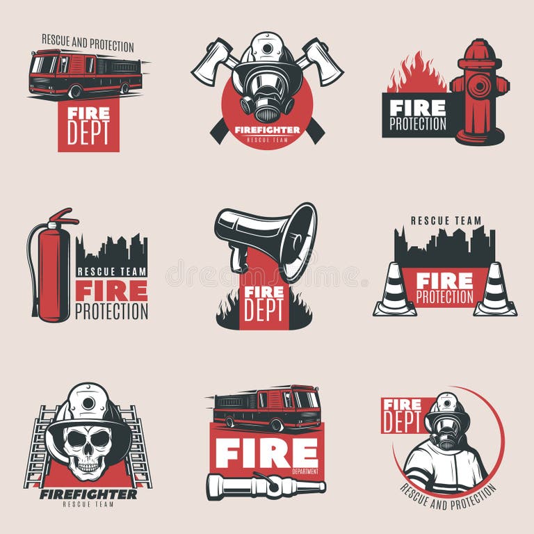 Firefighting Team Stock Illustrations – 2,002 Firefighting Team Stock ...