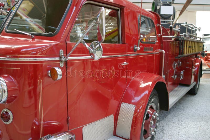 Vintage fire truck stock photo. Image of emergency, rescue - 1416136