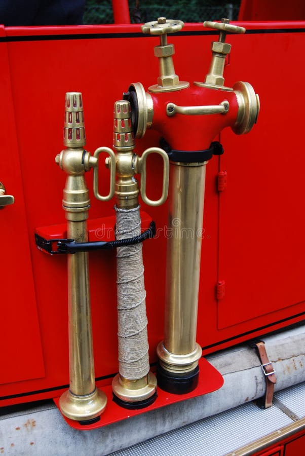 Vintage Fire Truck stock image. Image of pump, parked - 102784231