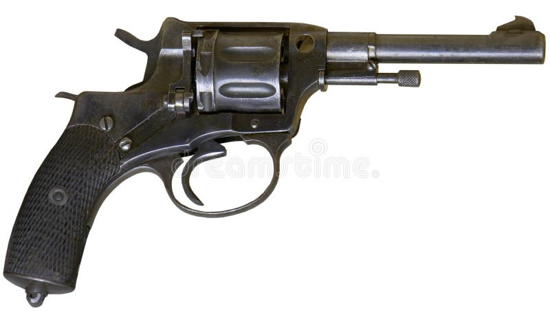 Vintage firearm revolver stock image. Image of metal - 28583047