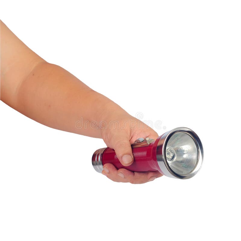 Vintage Flash Light or Lamp in Hand Stock Photo - Image of lantern ...