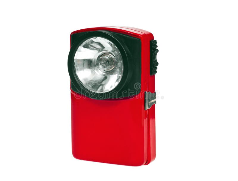 Old vintage flashlight stock image. Image of close, retro - 7397155