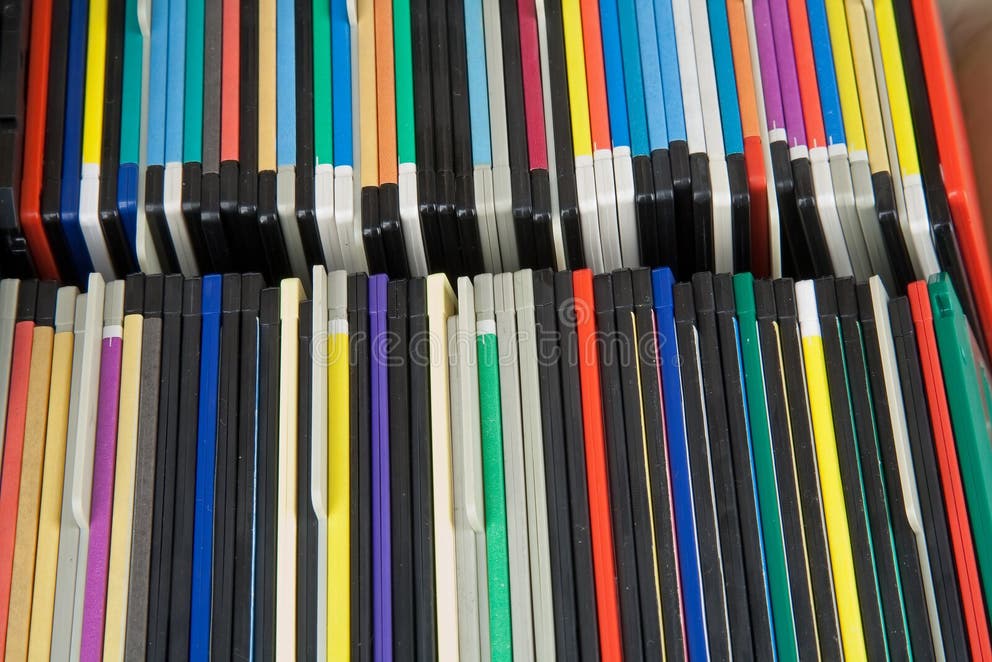 Vintage floppy discs stock image. Image of byte, information - 21749379