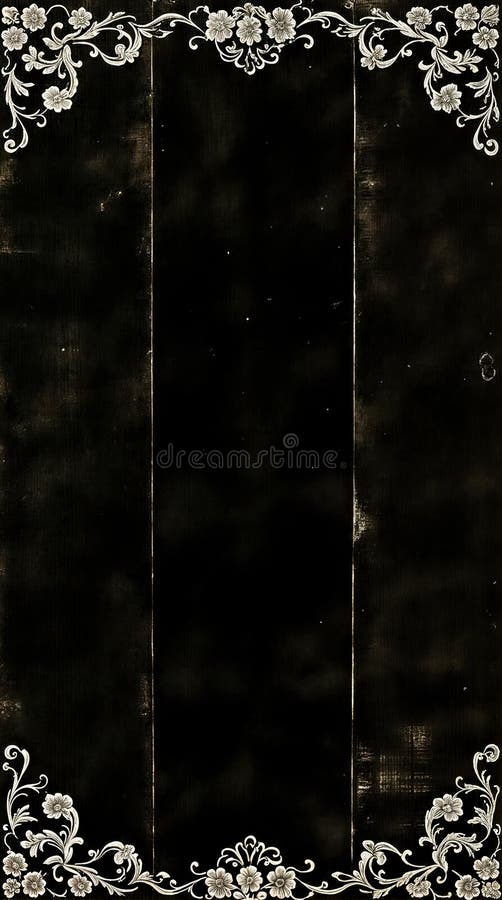 Chalkboard Swirl Frame Background 50,350 Horizontal Swirl Stock